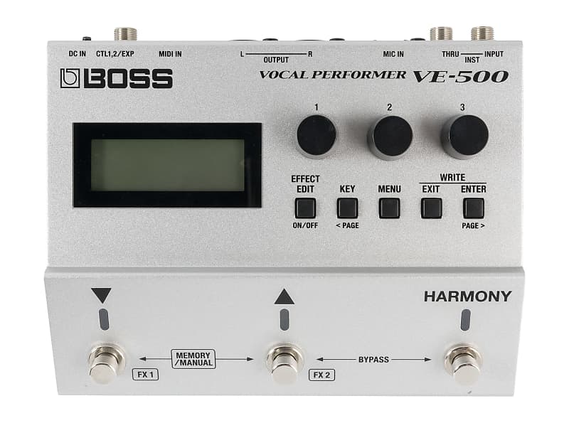 Boss VE-500 Vocal Performer Effects Pedal [USED] | Reverb UK