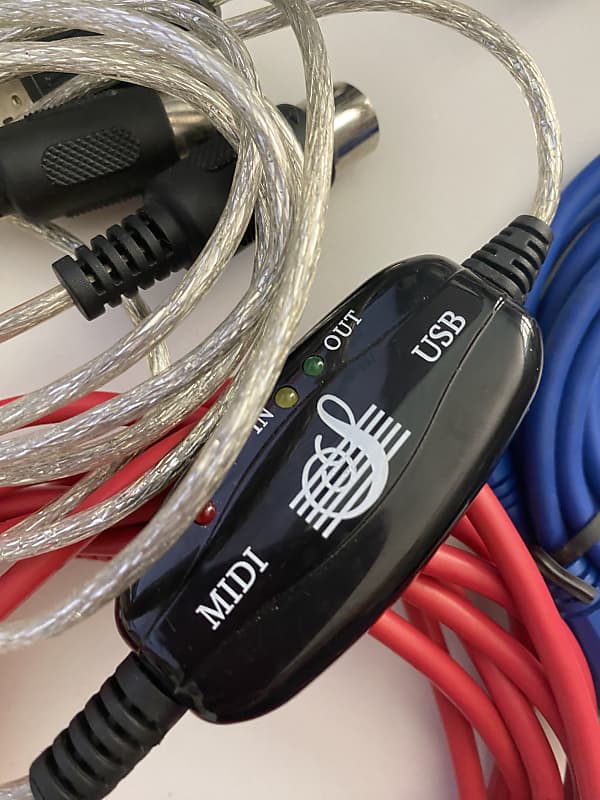 MIDI to USB Cable - lot of midi cables | Reverb
