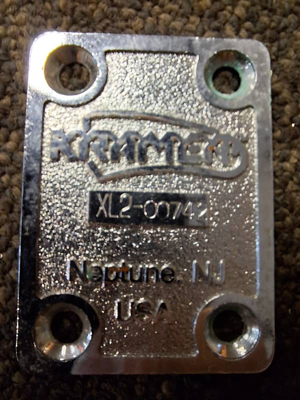 Kramer Neck Plate (for Electric Guitar XL2) | Reverb