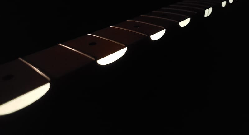 Neon Pink Semicircle Fret Markers | Reverb