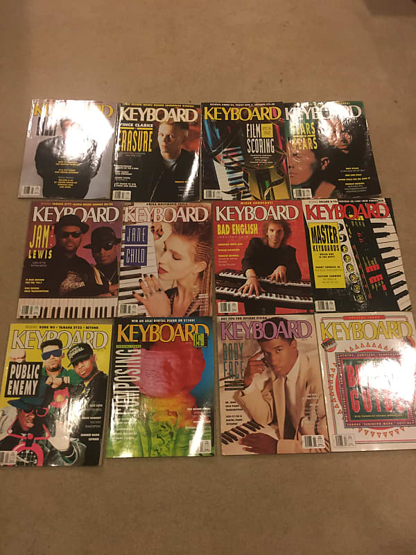 Keyboard Magazine 1990 - All 12 Issues; Jan-Dec. | Reverb