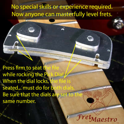 Fret Level System "FretMaestro" Pro - 17" radius | Reverb Australia