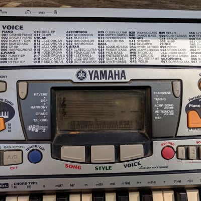 Yamaha PSR-280 Portatone Electronic Keyboard, 61 Keys, 6 | Reverb