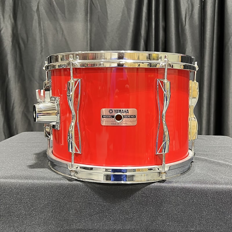 1984 Yamaha Hot Red Recording Custom 12x8 Tom | Reverb