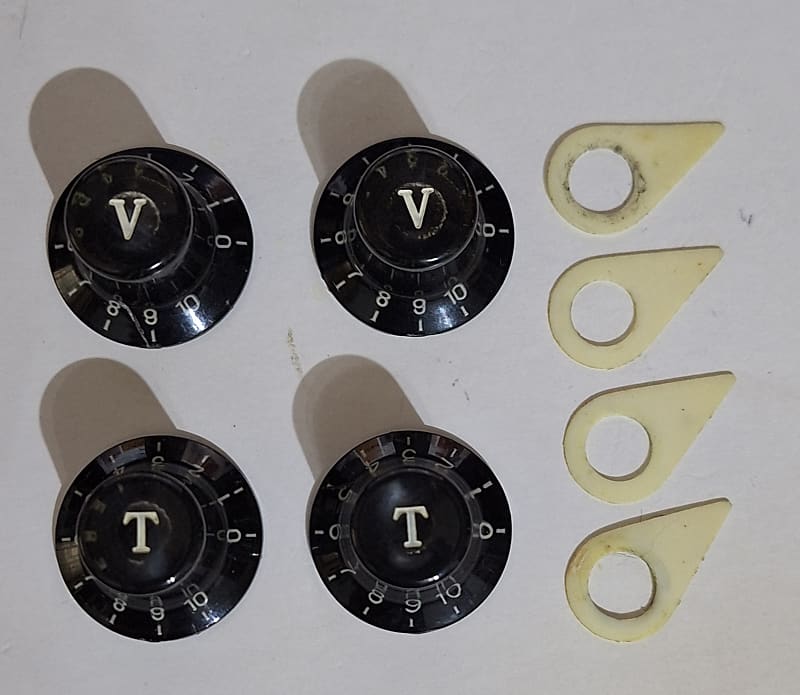 Original 1960's Teisco Univox Ibanez Knobs And Pointers Set | Reverb