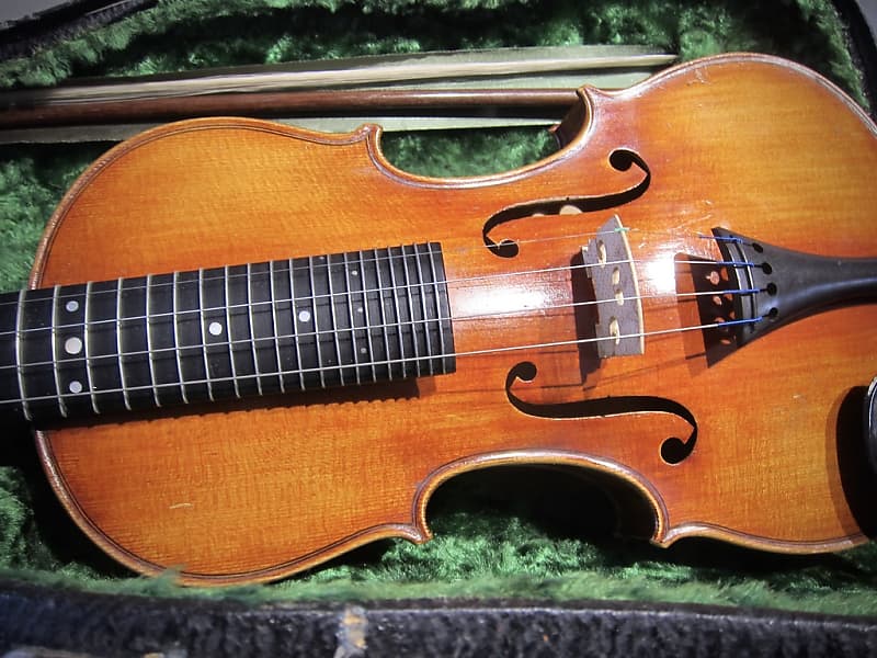 Vintage Fretted Violin by Franz Halbmeyer 1930s | Reverb Australia