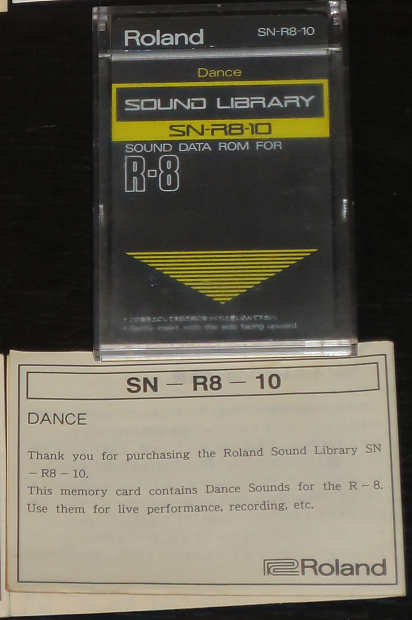 Roland SN-R8-10 Dance Sound Library Data Rom for R-8 R-8M | Reverb