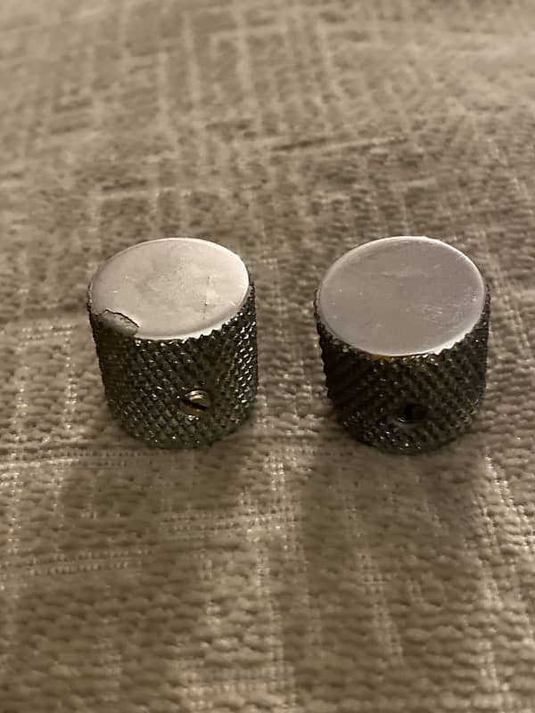 Fender Telecaster/precision - Knurled Chrome 4 Knobs FENDER TELECASTER ...
