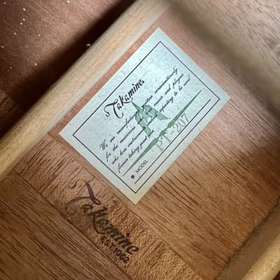 Takamine PT-207 Koa c 1990’s original vintage MIJ Japan | Reverb