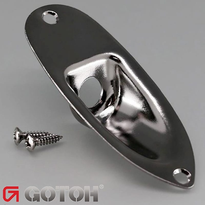 NEW Gotoh JCS-1 Stratocaster Jack Plate Fender Stratocaster | Reverb