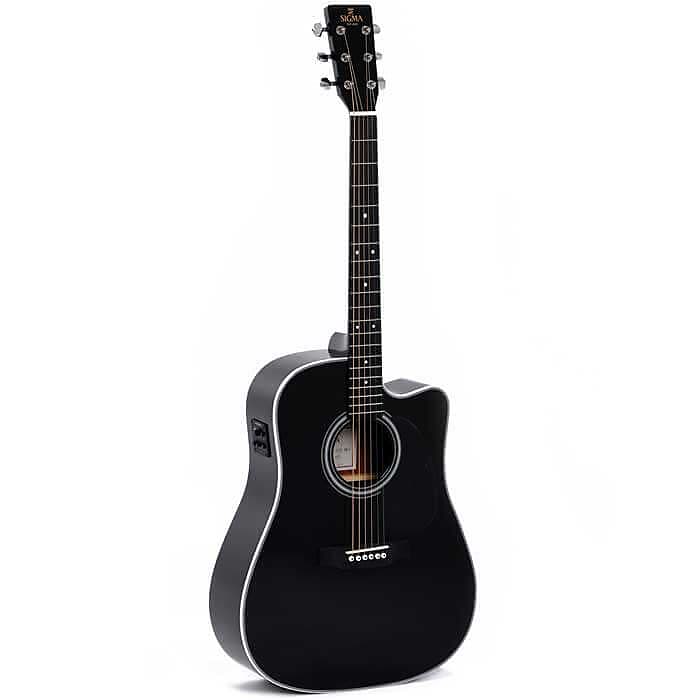 Sigma DM 1ST BK+ 1 Series Black Acoustic Guitar | Reverb Australia