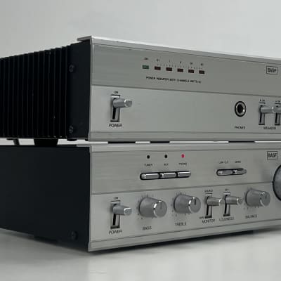 BASF D-6630 Power Amplifier -D-6610 Pre Amplifier | Reverb