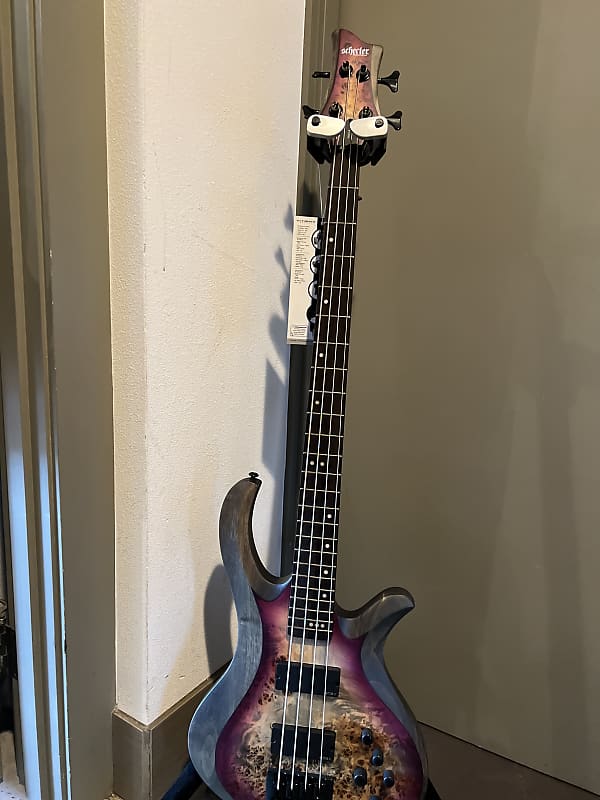 Schecter Riot-4 Session 4-String Active Bass Aged Natural | Reverb