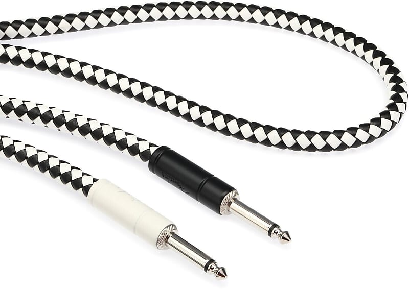 099-0810-288 Fender Checkered Guitar Pro Series Cable 10 foot | Reverb