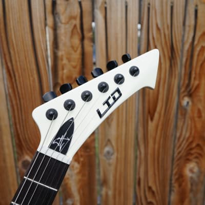 ESP LTD SIGNATURE SERIES James Hetfield Vulture - Olympic | Reverb