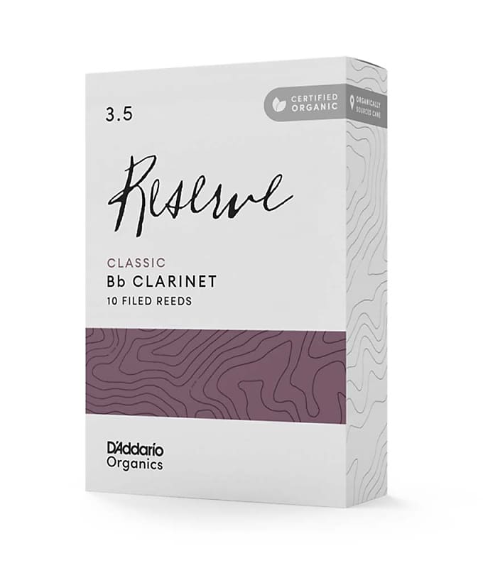 D'Addario Reserve Classic 3.5 Bb Clarinet Reeds - Box of 10 | Reverb