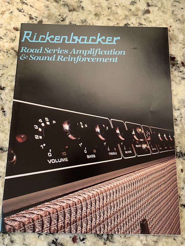 Rickenbacker Road Amp Catalog & Price List 1985 | Reverb