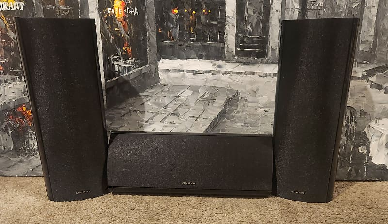 Onkyo Onkyo Surround Sound rear and center channel Speakers | Reverb