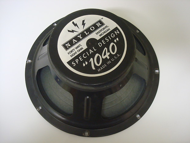 Naylor 1040 Special Design 10" Speaker 8 ohms made in | Reverb