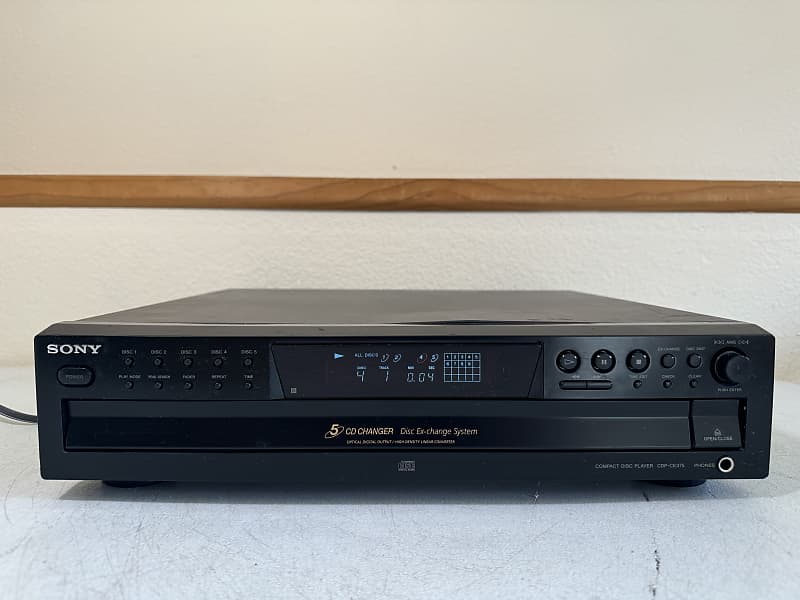 Sony CDP-CE375 CD Changer 5 Compact Disc Player HiFi Stereo | Reverb