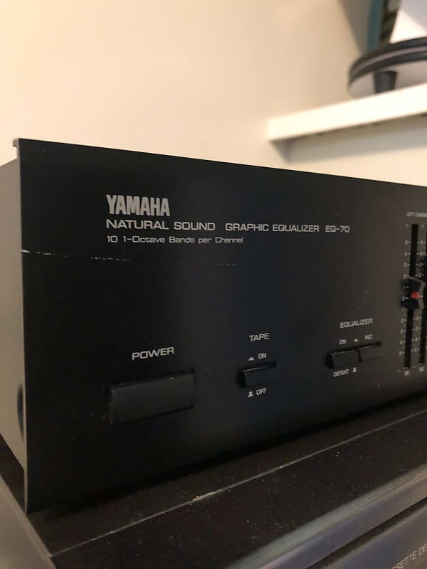Yamaha EQ-70 Natural Sound Stereo 10 band graphic Equalizer | Reverb