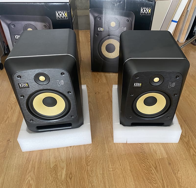 KRK V8 S4 8 inch Powered Studio Monitors (Pair) | Reverb