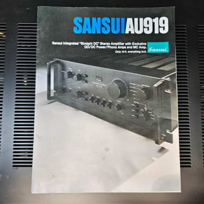 Sansui AU-919 Restored Fully Documented! | Reverb