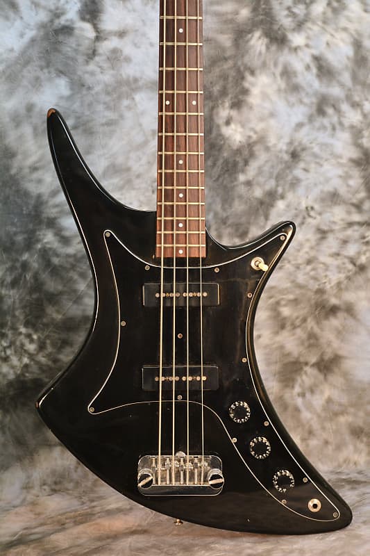 Super Rare 1982 Guild X-702 X702 Bass - Black, 1 of 235 | Reverb