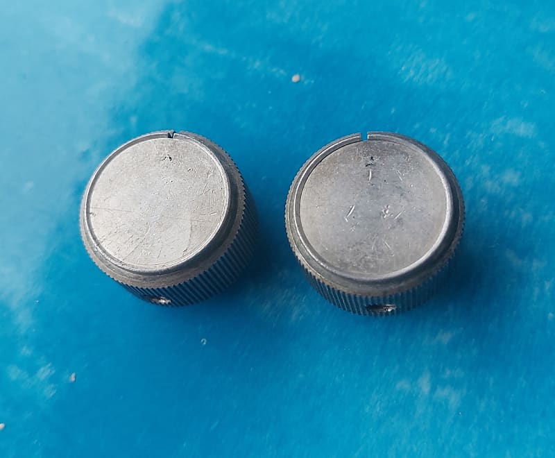 Two Gretsch guitar/bass knobs Baldwin 1968-72 era, 6102 6117 | Reverb