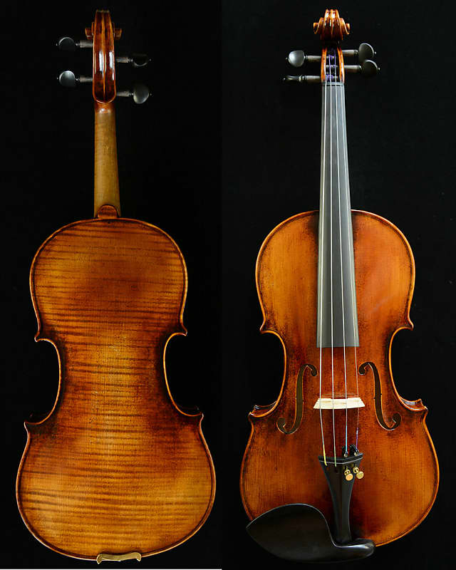 1-PC Back Violin Stradivari 1716 Messiah Violin Master Work | Reverb