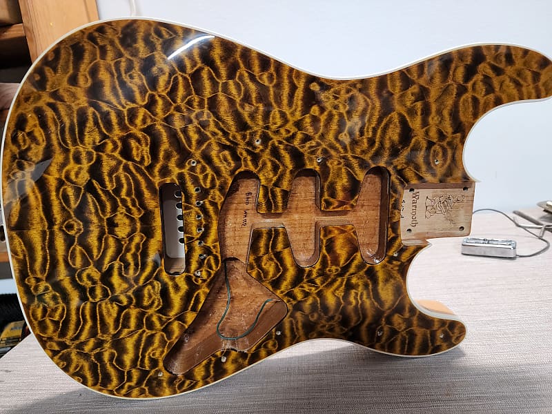 Warmoth Stratocaster Alder Body With 5A Quilted Maple Top | Reverb