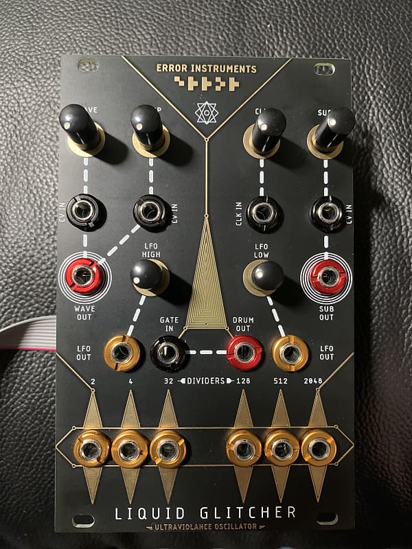 Error Instruments Liquid Glitcher 2020 Black/Gold | Reverb