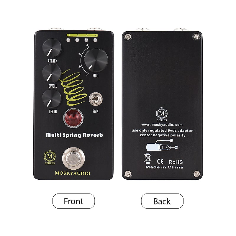 Brand New MOSKYAUDIO MULTI SPRING REVERB Guitar Reverb | Reverb