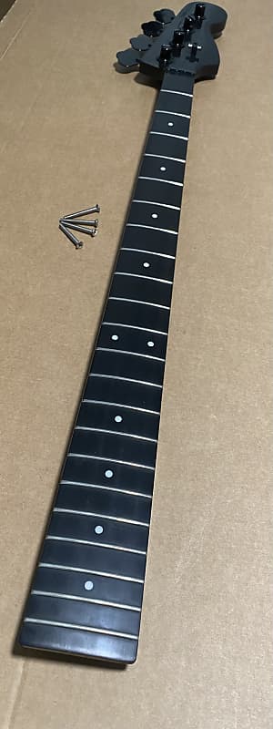 Moses Graphite Jazz Bass Neck Year Unknown - Matte Black | Reverb