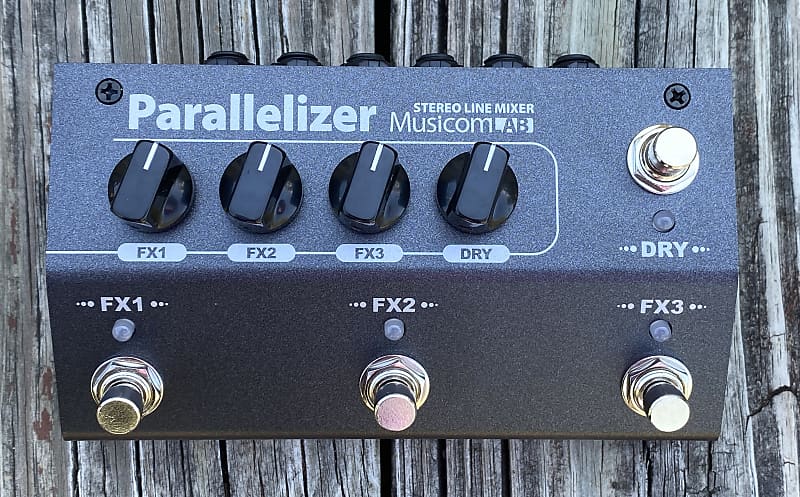 MusicomLab Parallelizer Stereo Line Mixer 2022 Black | Reverb