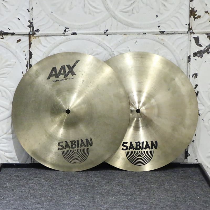 Used Sabian AAX Studio Hi-hats 14in (960/1308g) | Reverb Canada