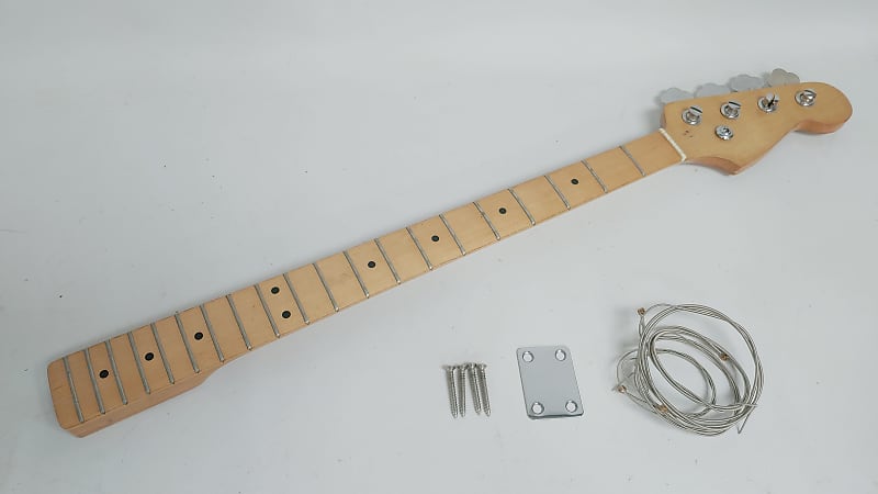 Unbranded Vintage P-Bass Style Bass Guitar Neck For Parts / | Reverb