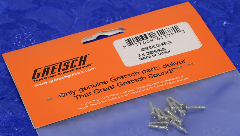Gretsch Filtertron Pickup Bezel Mount Screws x12, 0061009049 | Reverb