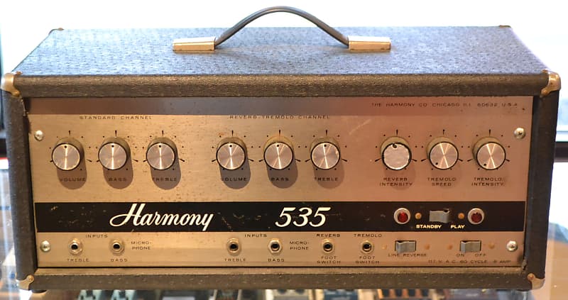 Harmony Vintage 1960s Harmony Model 535 50-Watt Tube Guitar | Reverb