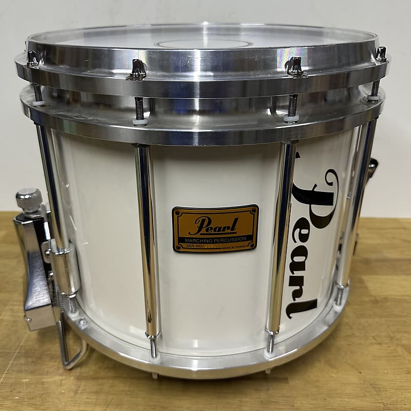 Pearl Championship Marching Snare Drum 13x11 - White | Reverb