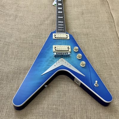 FireFly FFL Flying V Blue burst | Reverb