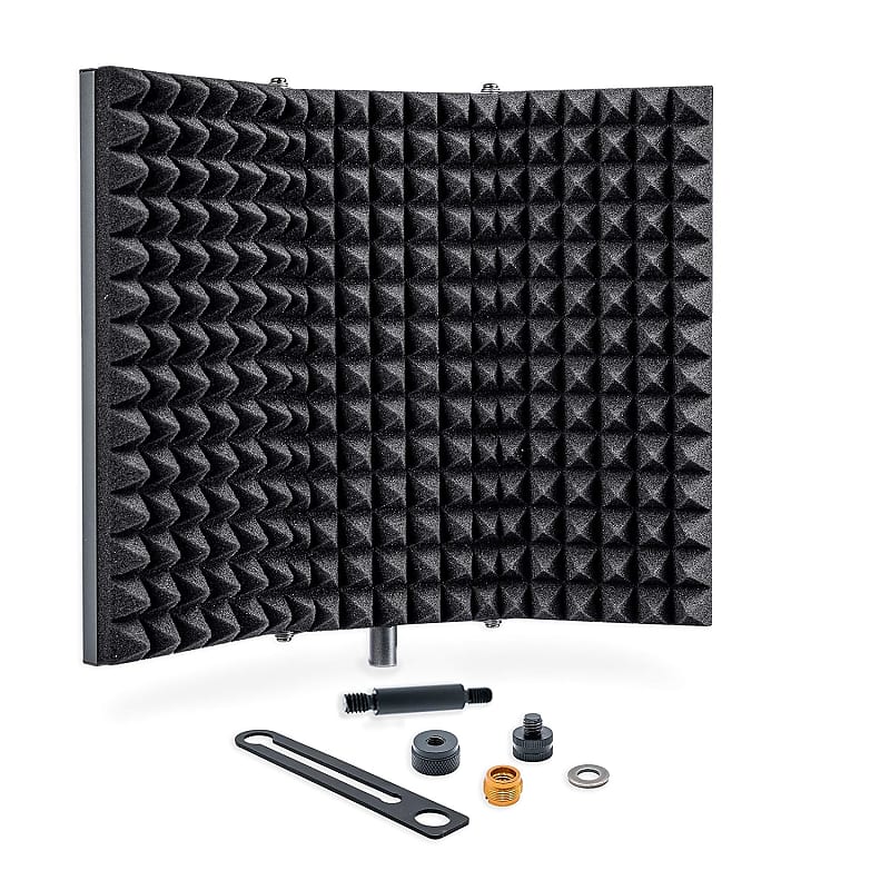 Professional Studio Recording Microphone Isolation Shield, | Reverb