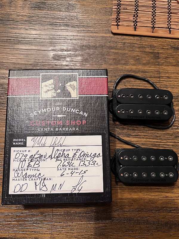 Seymour Duncan Mark Holcomb Custom Shop Alpha Omega Pickups Reverb