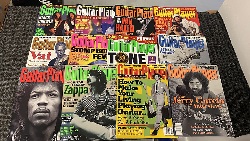 1995 Guitar Player Magazine year set 12 issues | Reverb