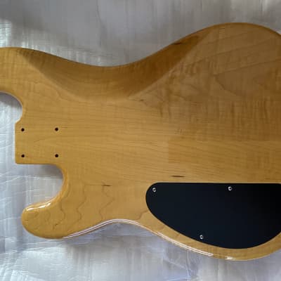 Warmoth Flame Maple Precision Bass Body 2010s - Vintage Tint | Reverb