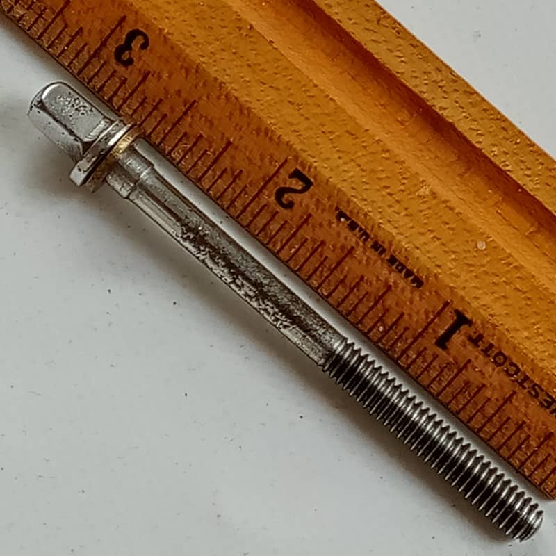 Ludwig&Leedy 2 5/8"Chrome T-Rod Snare/Tom Drum 12-24 Tension | Reverb