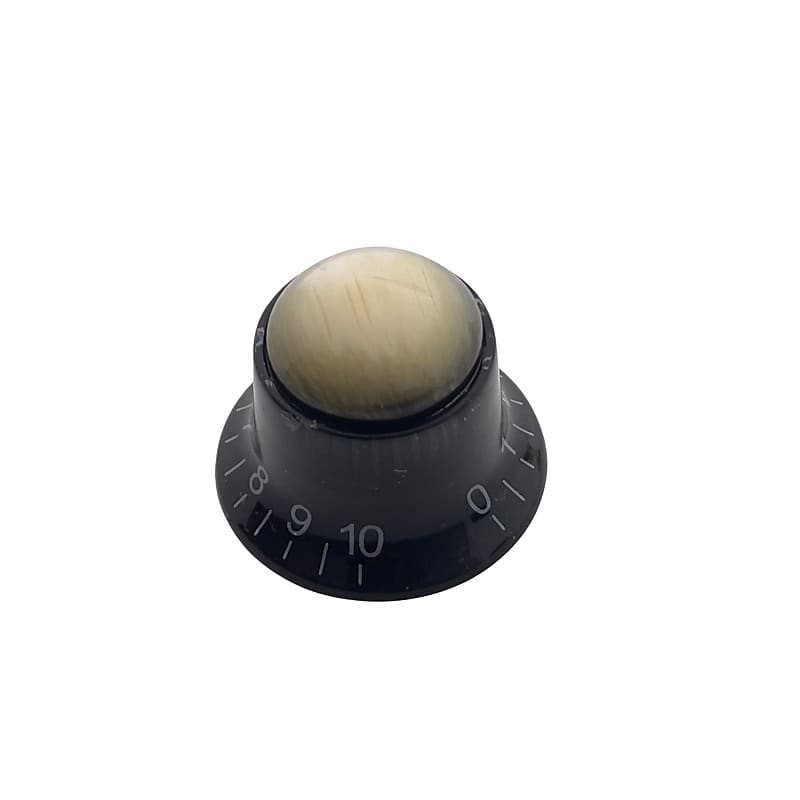Resin Epoxy Accents (Gold) - Custom Guitar Knobs - Black Top | Reverb
