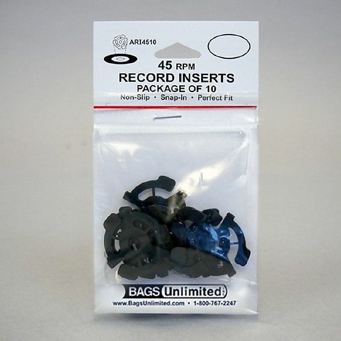 Bags Unlimited 45 RPM 7" Vinyl Record Inserts (pack of 10, | Reverb