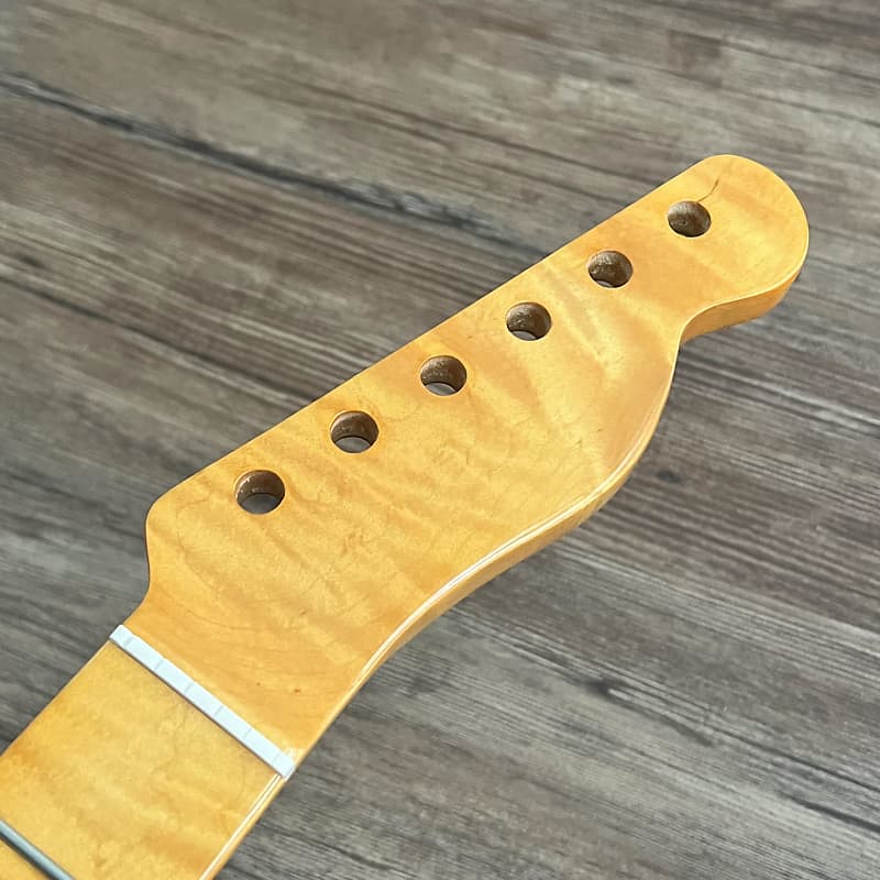 Flame pattern Telecaster guitar neck maple | Reverb Australia