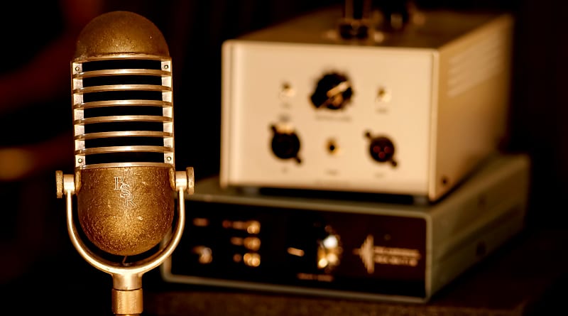 1940’s English BSR Extremely Rare Vintage Ribbon mic fully | Reverb